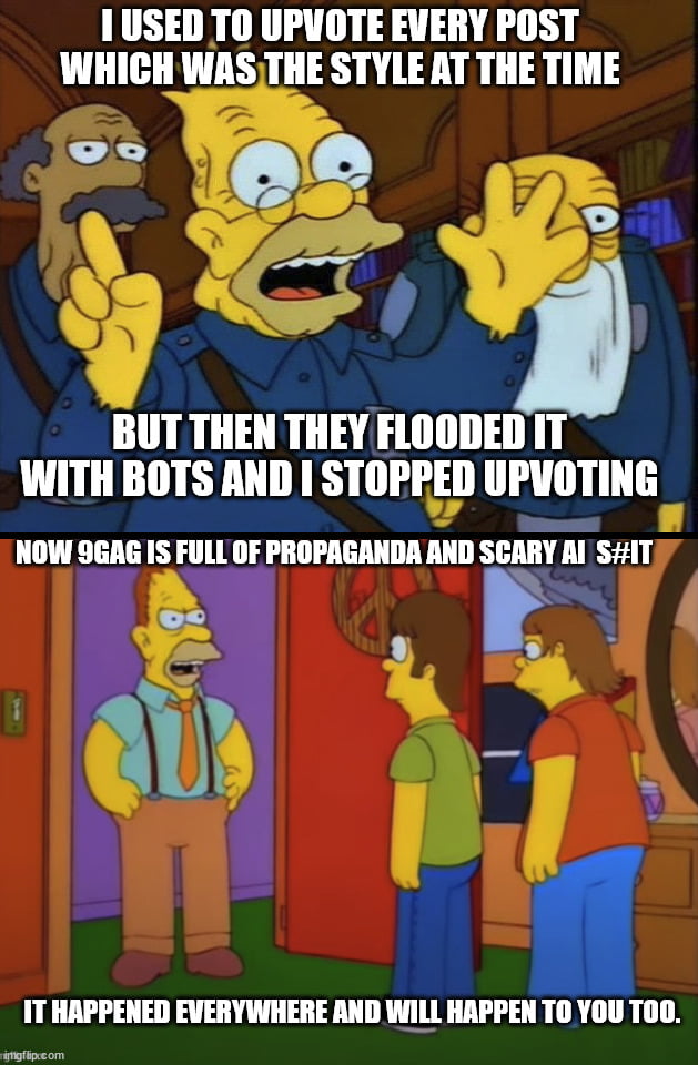 If only we had some sort of way to check for bots - 9GAG