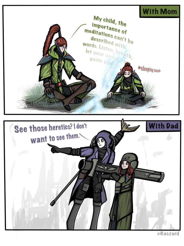 Half-eldar also means half-human - 9GAG