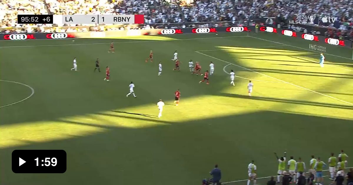 Confusion at the end of the MLS Cup final as an offside call is ...