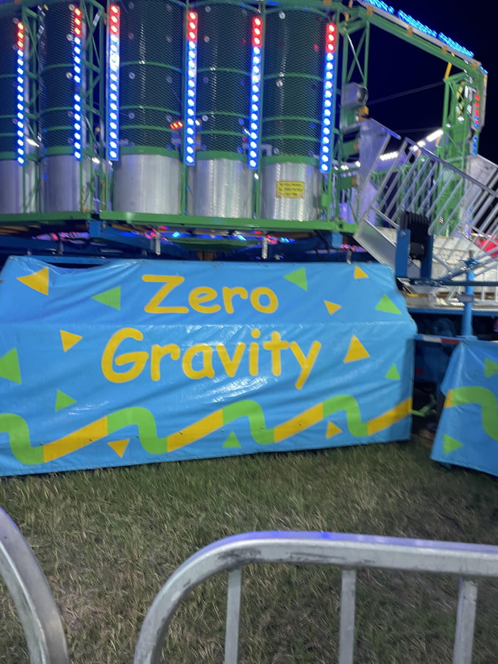 Behold, The Comic Sans No Gravity Ride. - 9GAG