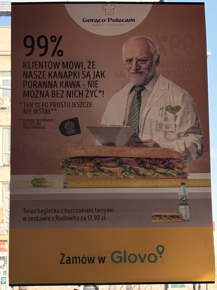 New poster 11/2024. Warsaw Poland. Question is does designer knows? - 9GAG