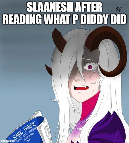 Slaanesh visual disgust! - 9GAG