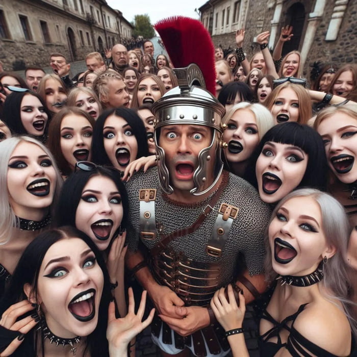 Sack of Rome by the Visigoths 410 AD (not AI) - 9GAG