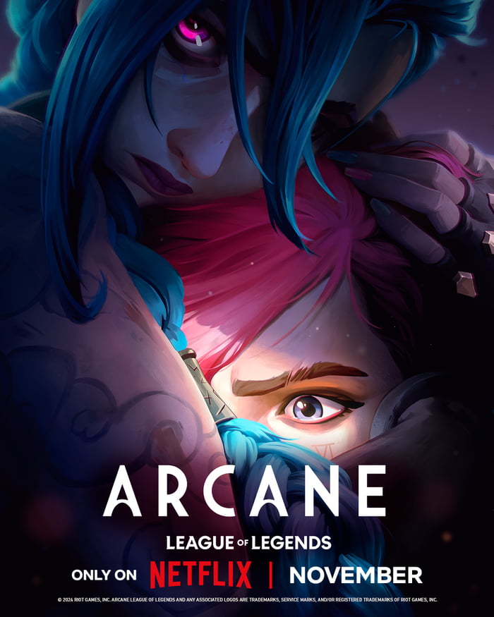 Poster for 2nd season of Arcane - 9GAG