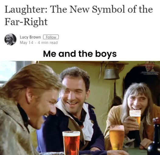 So that's why the left are so pathetic, angry and depressed. I support ...