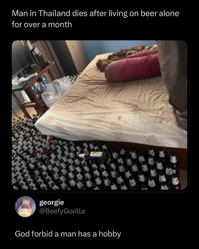 God forbid a man has a hobby - 9GAG