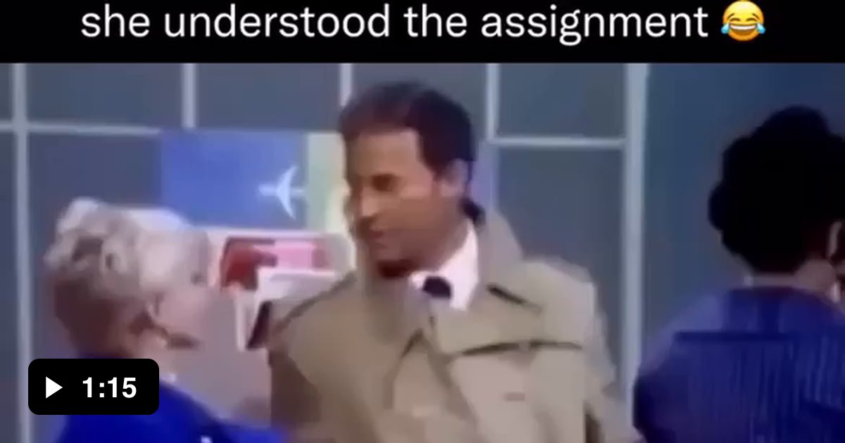 She understood the assignment and flipped the script - 9GAG