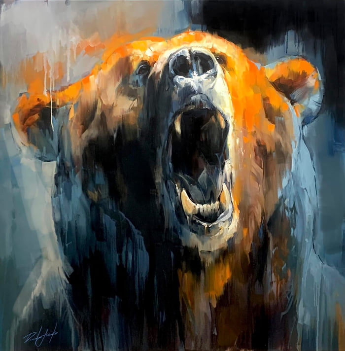 My oil painting called “Battle Cry” - 9GAG