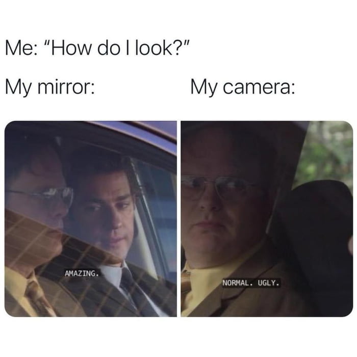 The harsh reality check from your camera roll. - 9GAG