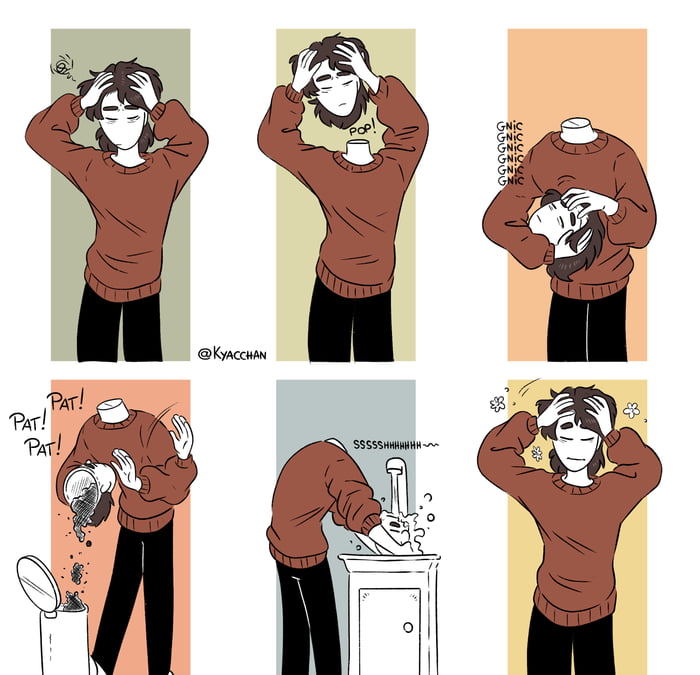 Sometimes you just need to empty your head. - 9GAG