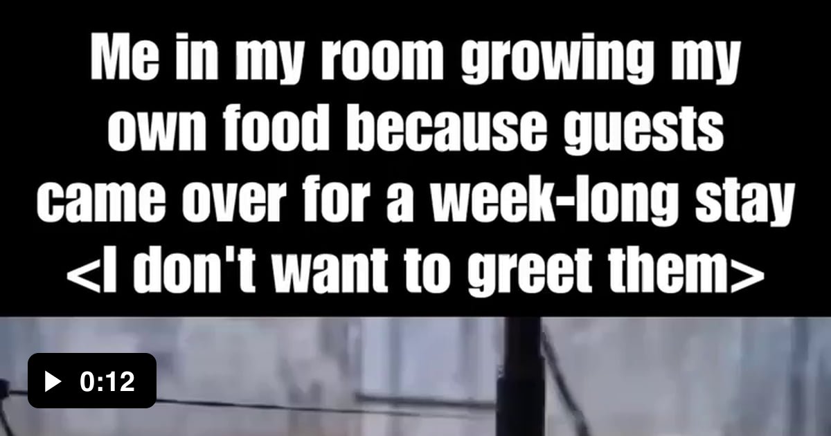 When the guests arrive and you activate survival mode - 9GAG