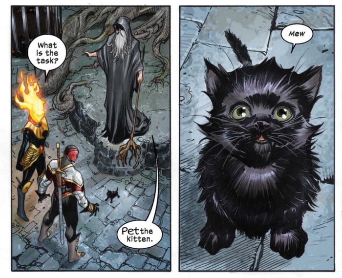 Unnamed smol void appears in a marvel comic - 9GAG