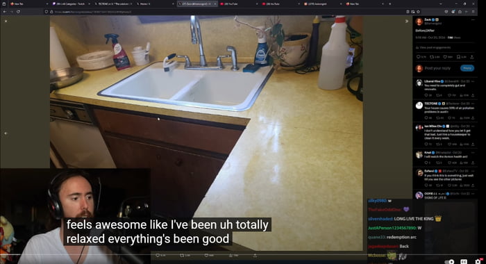 Asmongold Update!! He is GOOD! He cleaned half the house and took some ...