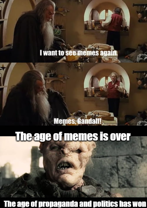 It's like 1 meme per 1000 shitposts now - 9GAG