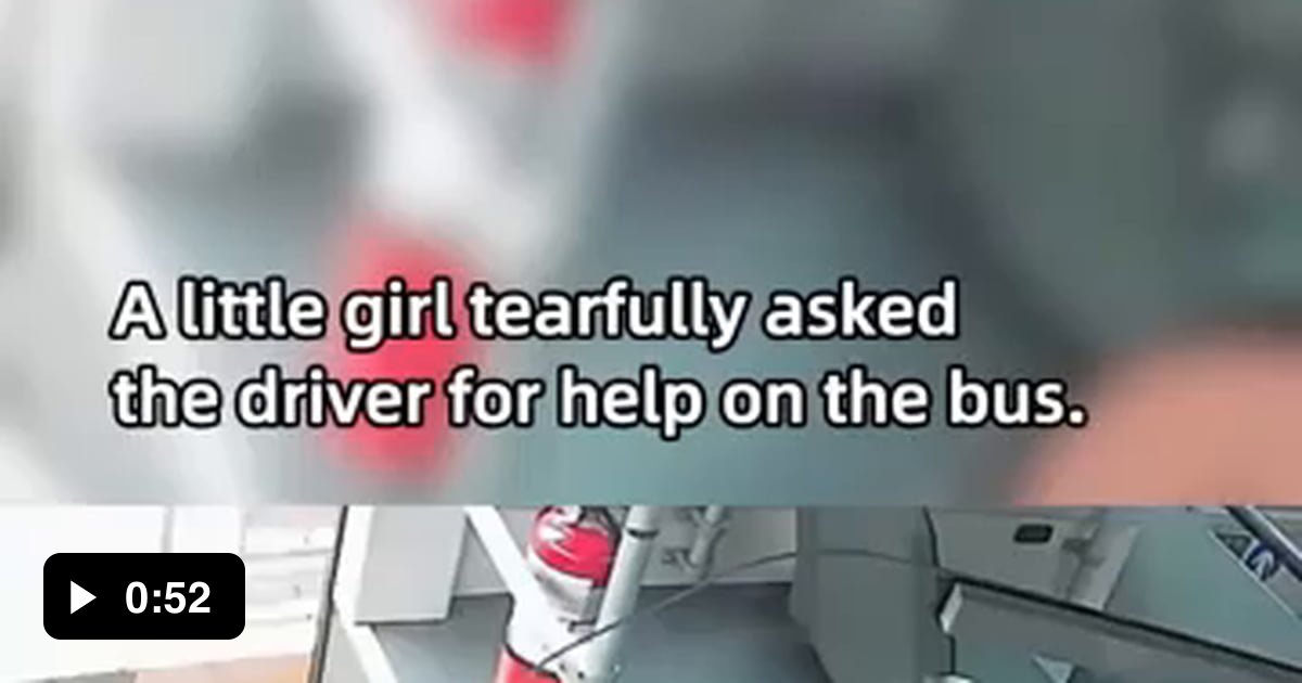 Bus driver kindly drives back a girl who missed her stop. - 9GAG