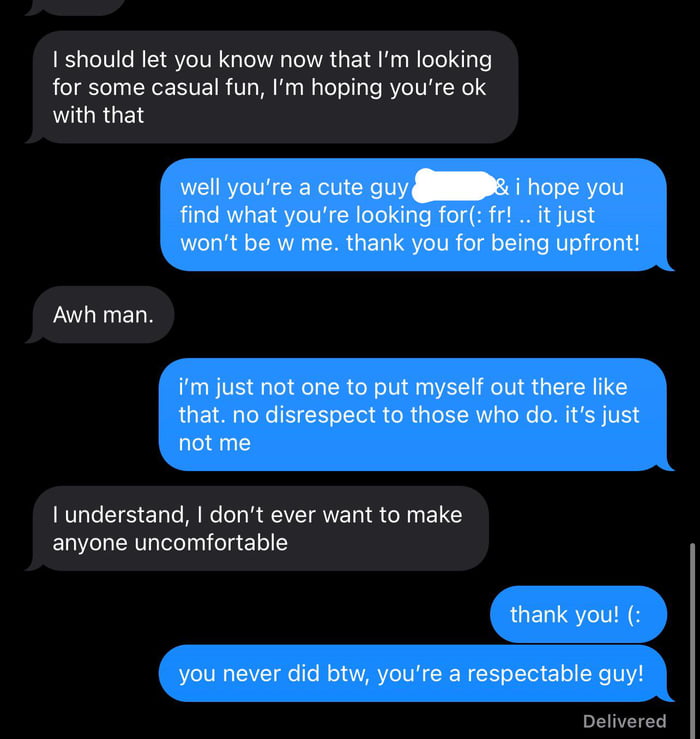 Hey, it’s this easy to be nice and respectable (: - 9GAG