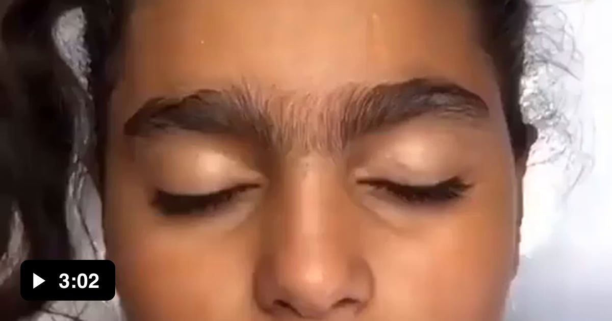 An unbelievable brow makeover, from bushy to beautiful. - 9GAG