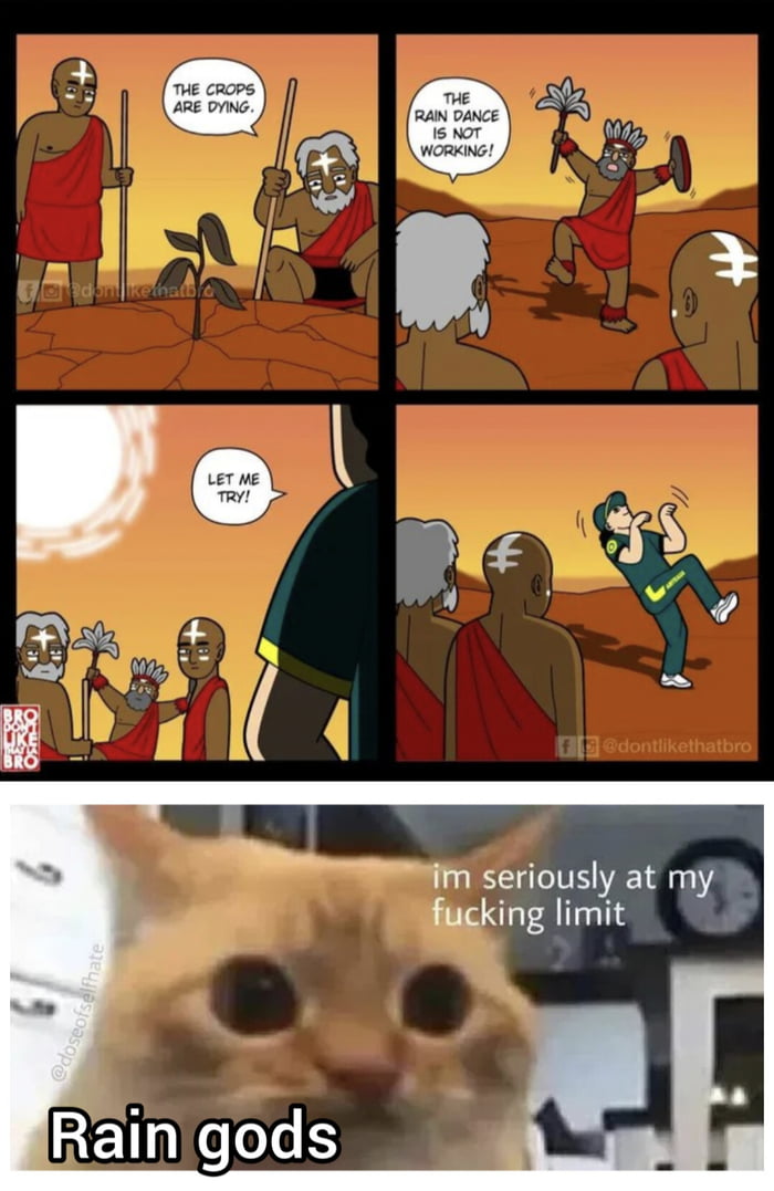 Gods -"flood it is then" - 9GAG