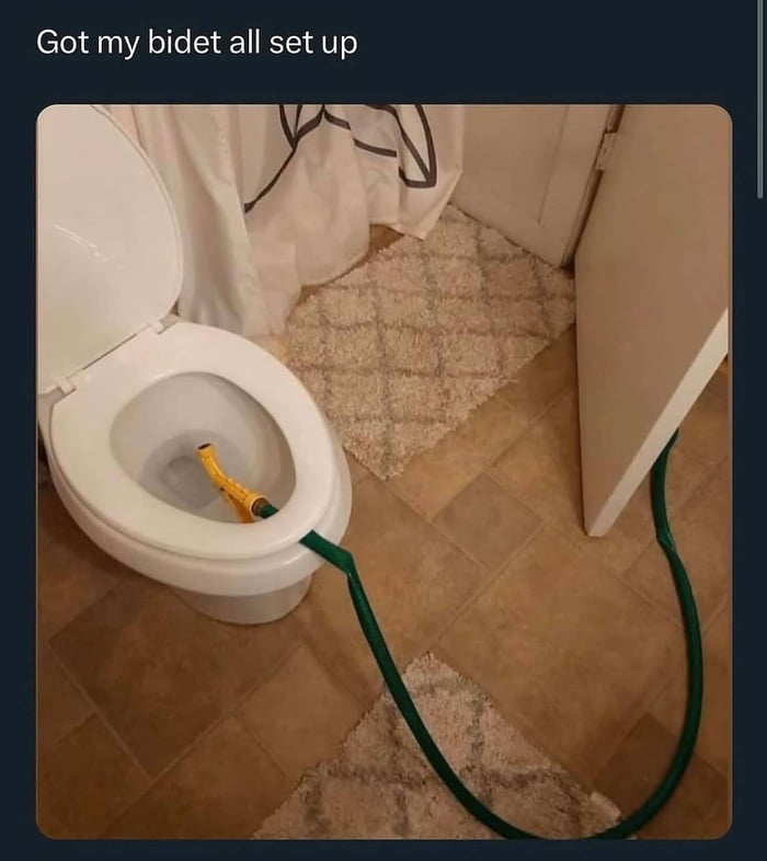 Peak bidet technology achieved. - 9GAG