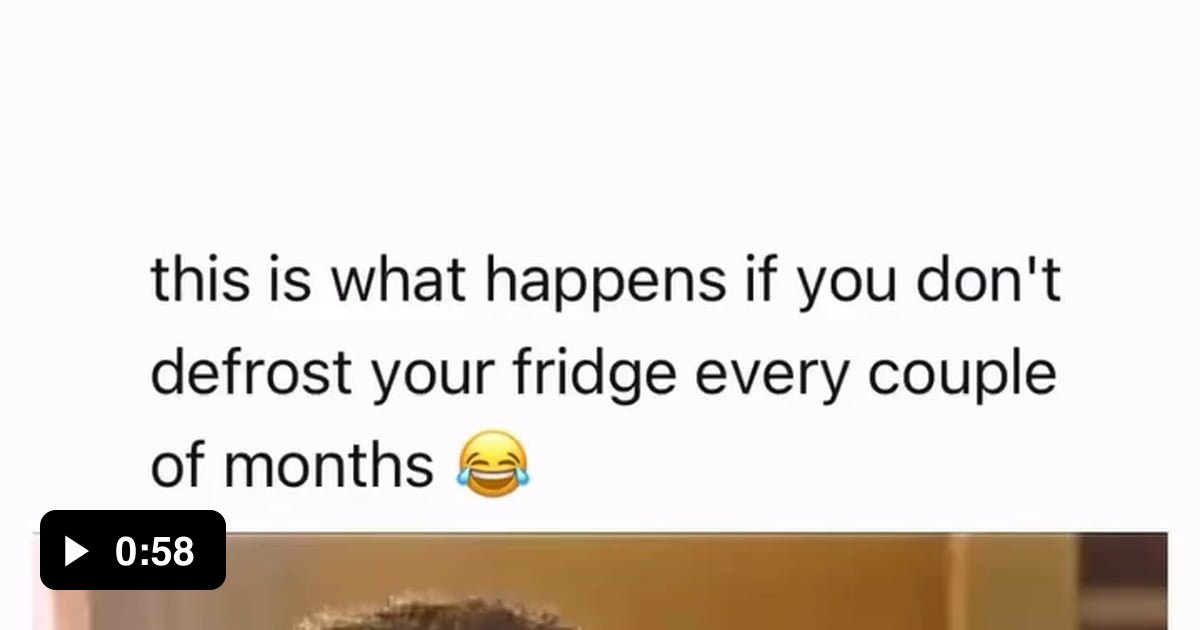 Guess I really need to defrost the fridge... - 9GAG
