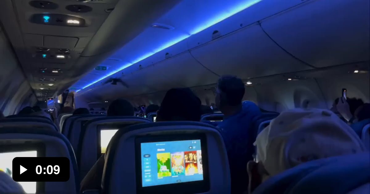 New in-flight entertainment just dropped. - 9GAG