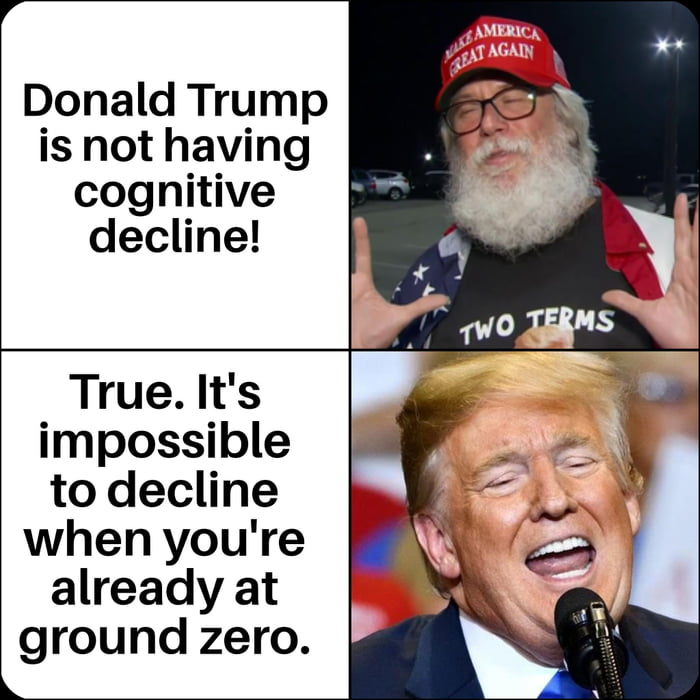 Trump is absolutely correct. Cary Grant would not look good in a ...