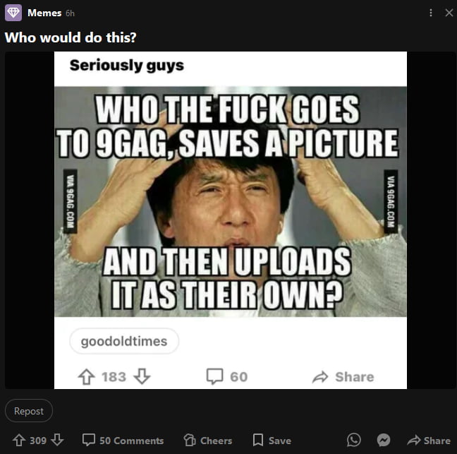 I mean, c'mon! - 9GAG