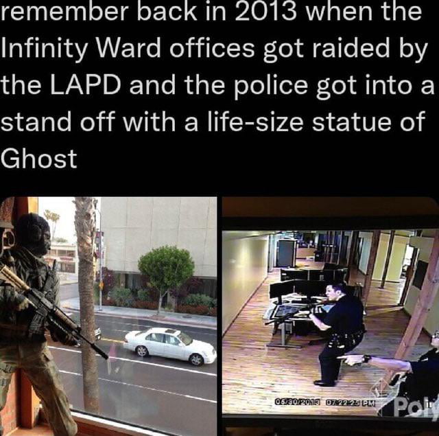LAPD vs Ghost - 9GAG