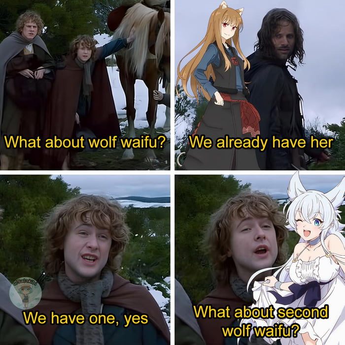 Two wolf waifus in a single season, a blessing from the lord - 9GAG