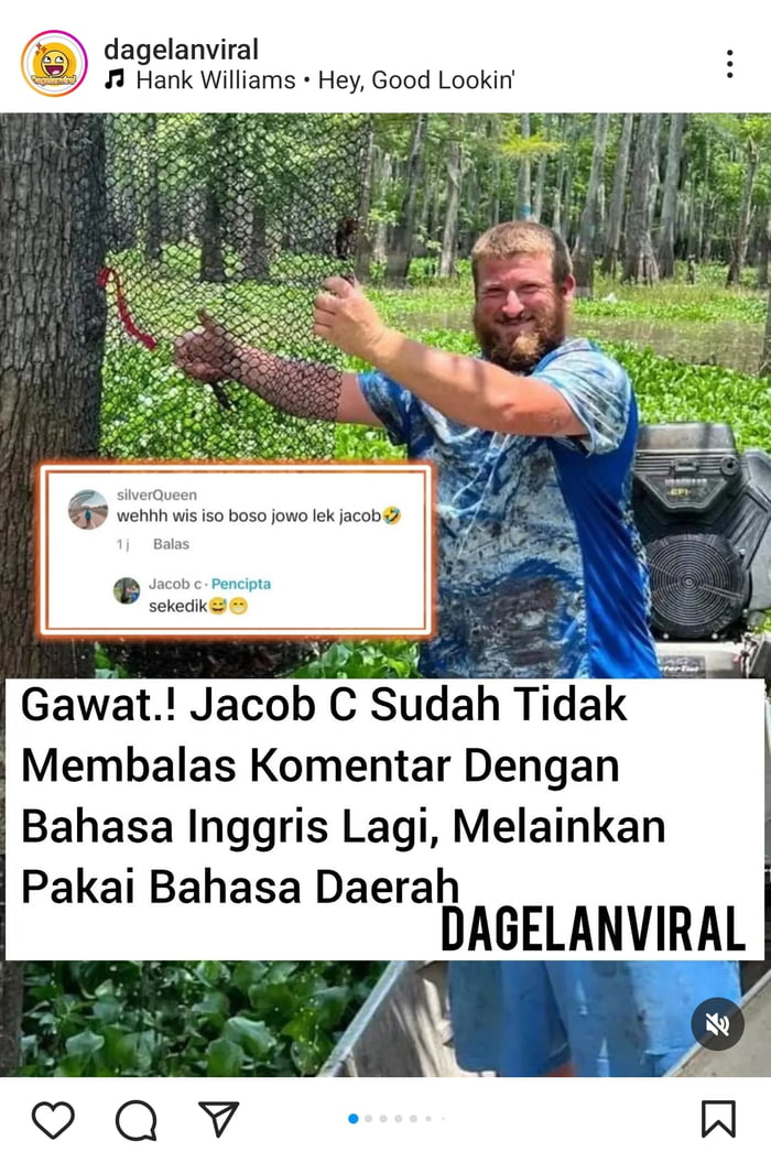 Ketika orang luar sudah bisa bahasa jawa, apakah karena jawa adalah........... - 9GAG
