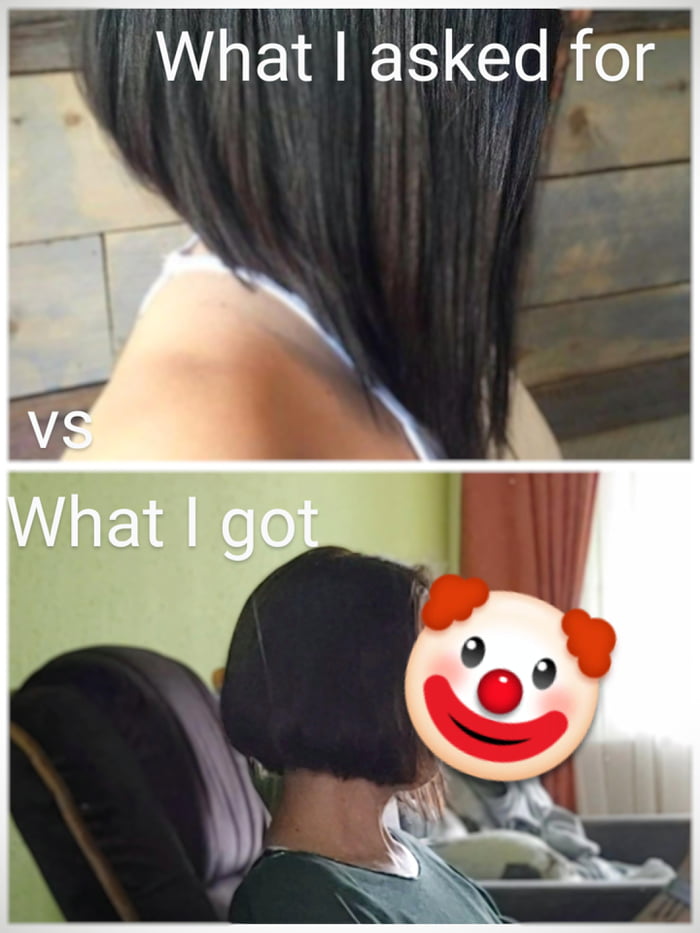 Haircut mishap - 9GAG