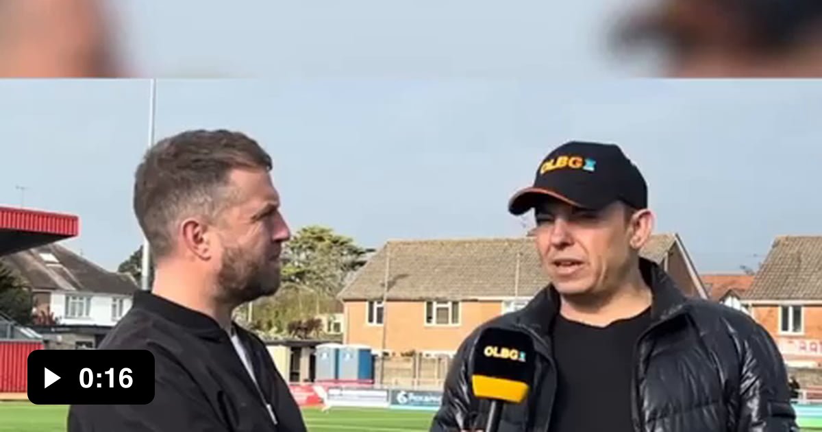Dorking Wanderers manager, Marc White, had a brutal response to a ...