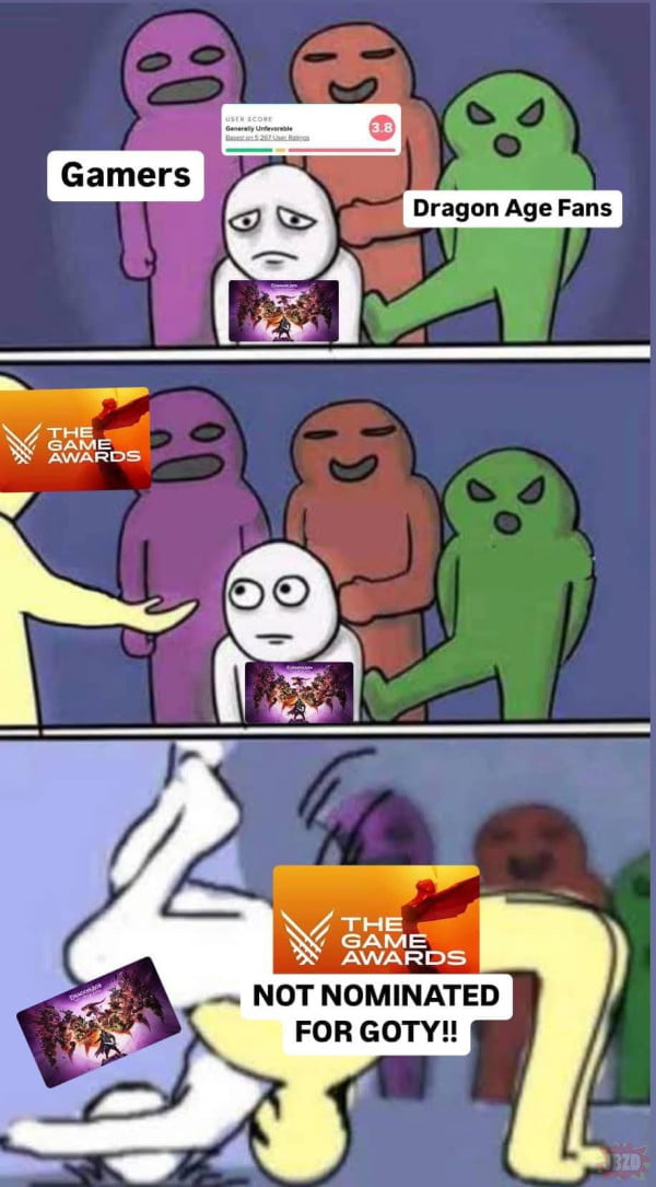 The game rated n 9/10 by the reviewer doesn't get a nomination, I ...