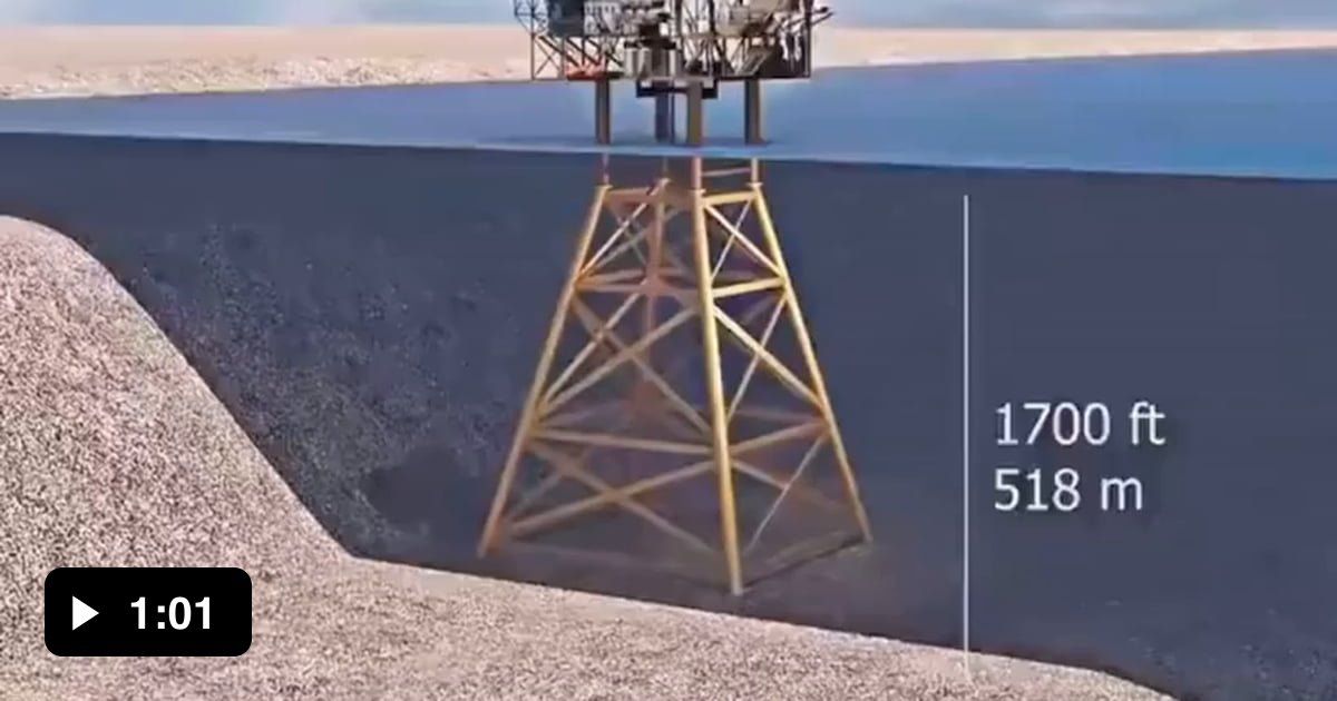 How an Offshore Oil Rig is Built - 9GAG