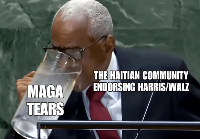 MAGA tears sure do look refreshing - 9GAG