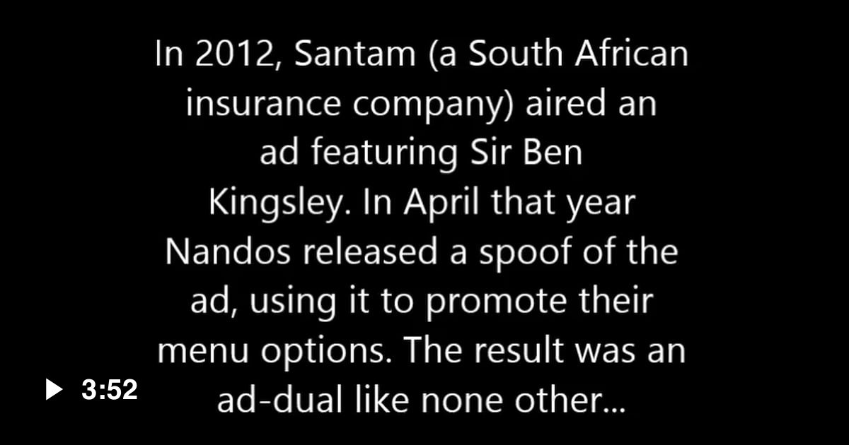 Nandos vs. Santam Epic Ad Duel - 9GAG