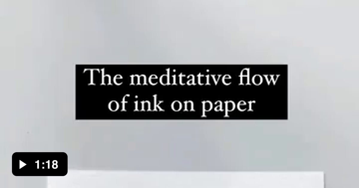 Inky Meditations with some mesmerising ink art - 9GAG
