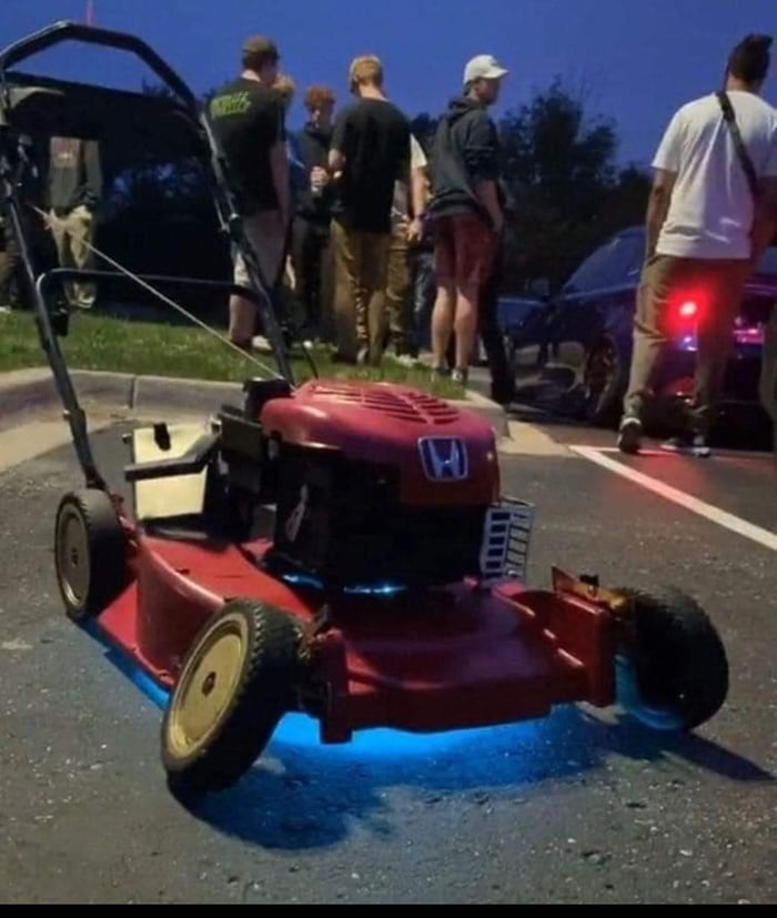 Pimp my mower - 9GAG
