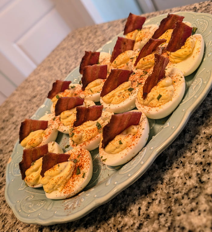 Homemade Deviled Eggs w/ Bacon - 9GAG