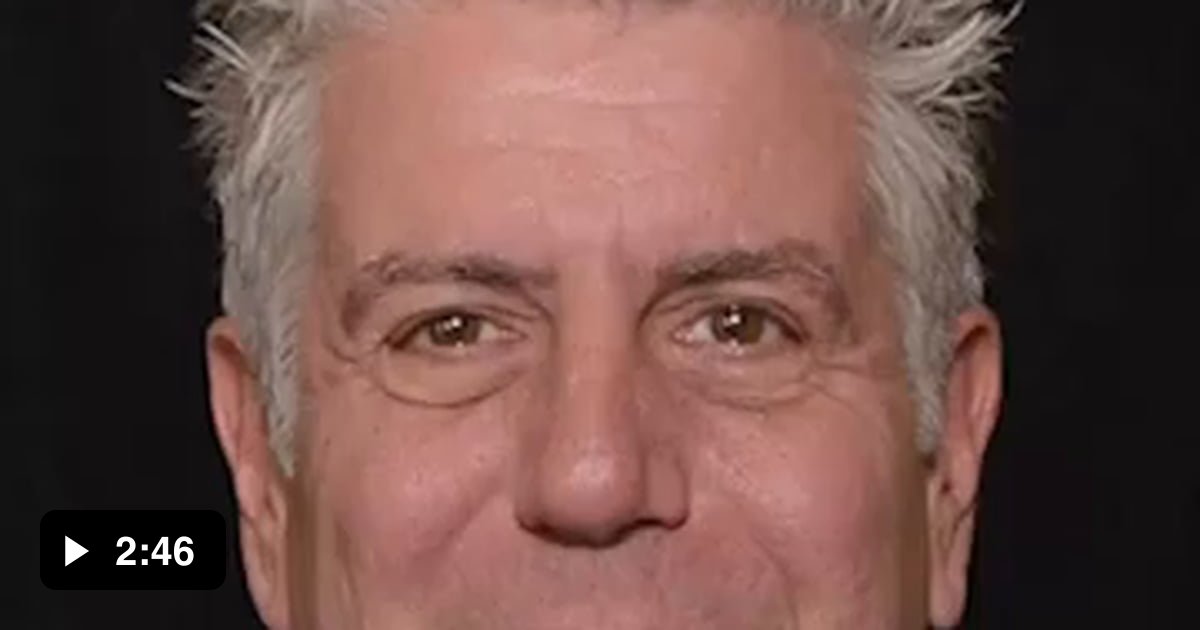 The most unique Bourdain art I’ve seen so far - 9GAG