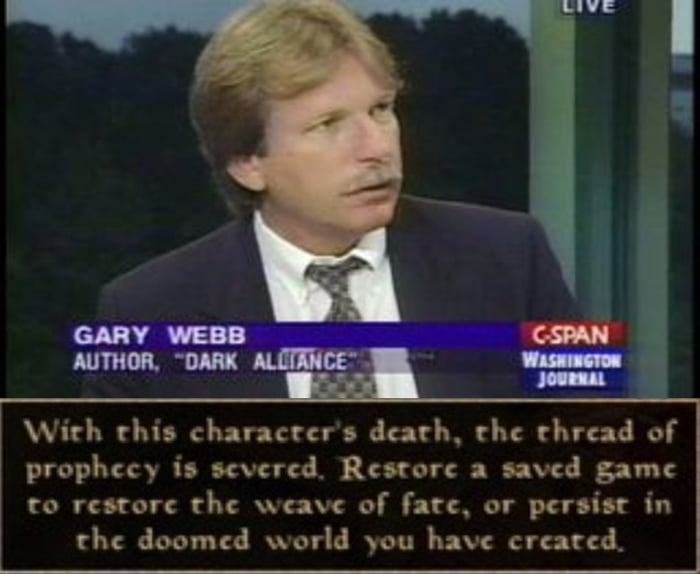Gary Webb -the conspirator that revealed that CIA sold drugs to fund ...