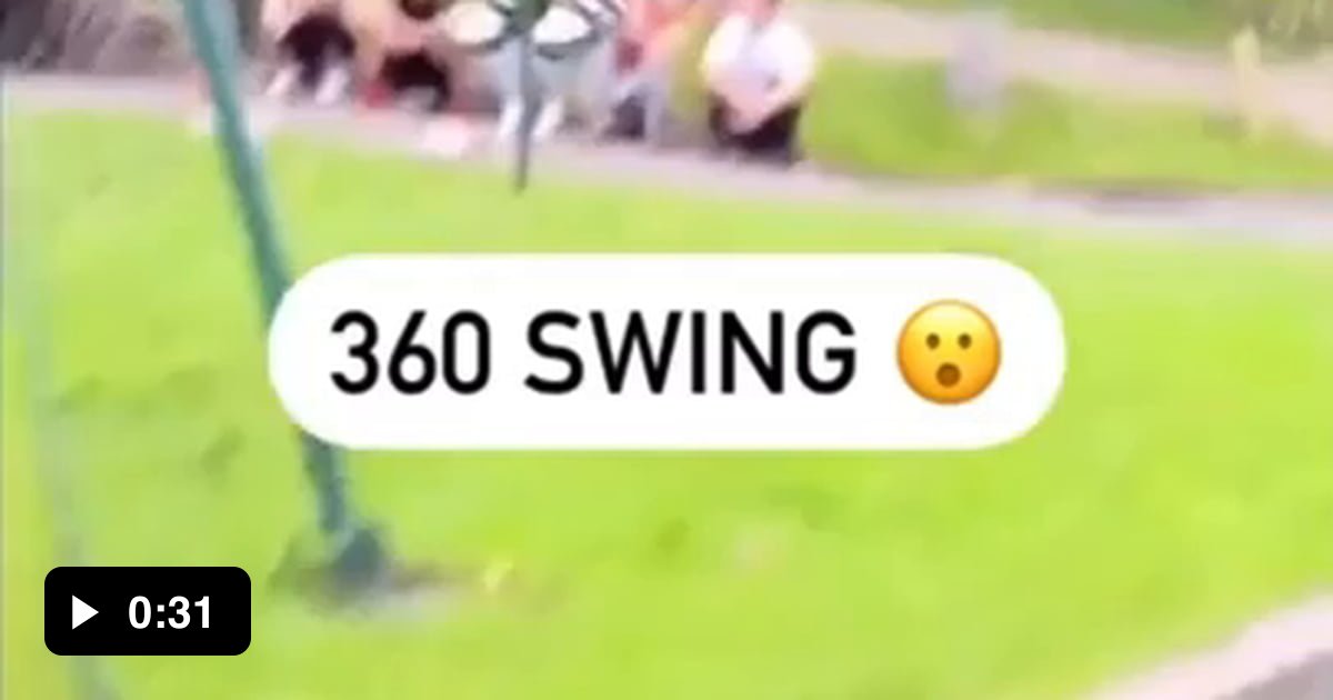 A full 360 swing - 9GAG