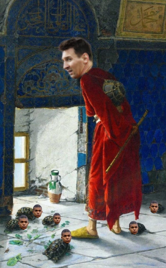 Turtle Tamer Messi - 9GAG