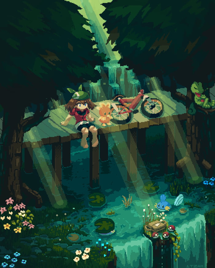 Pokemon pixel art - 9GAG