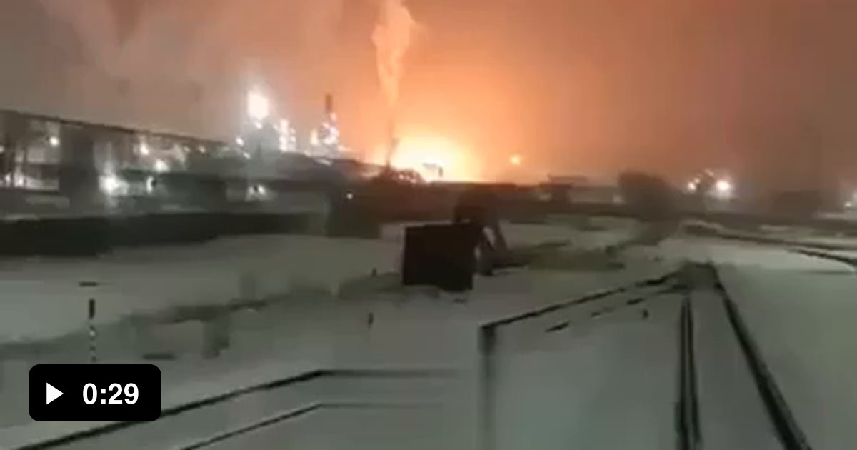Tonight, the largest enterprise in northern Siberia exploded. One of ...