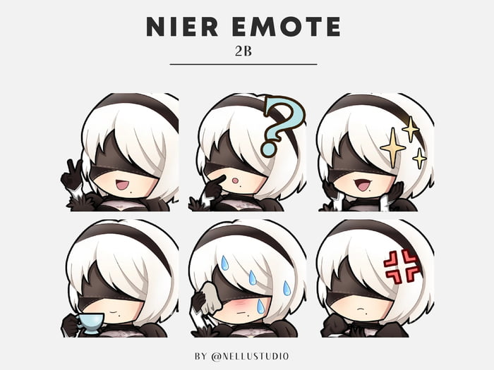 Nier 2B Emote - 9GAG