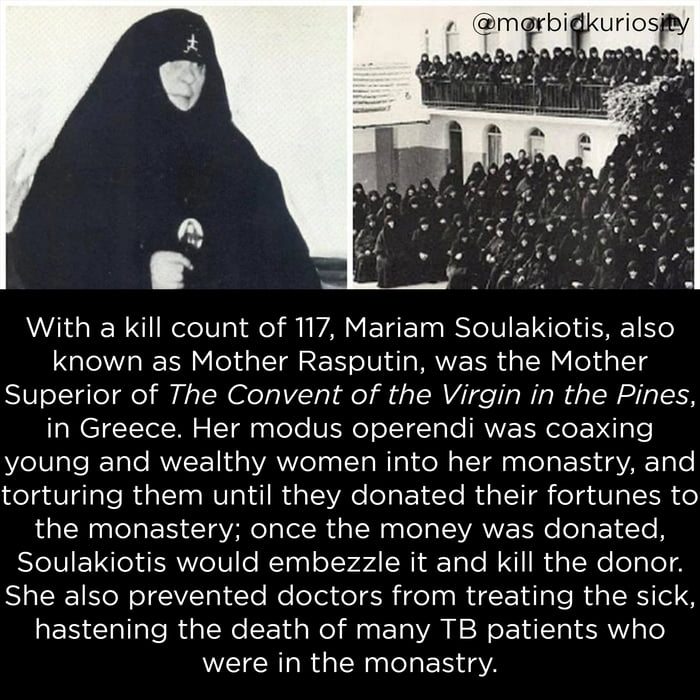 Mariam Soulakiotis: The Greek serial killer nun who still has followers ...