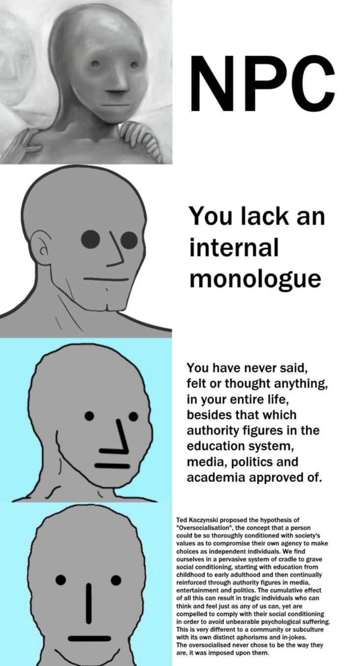 Left wing NPC test - 9GAG