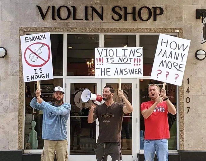Less violins, more memes! - 9GAG