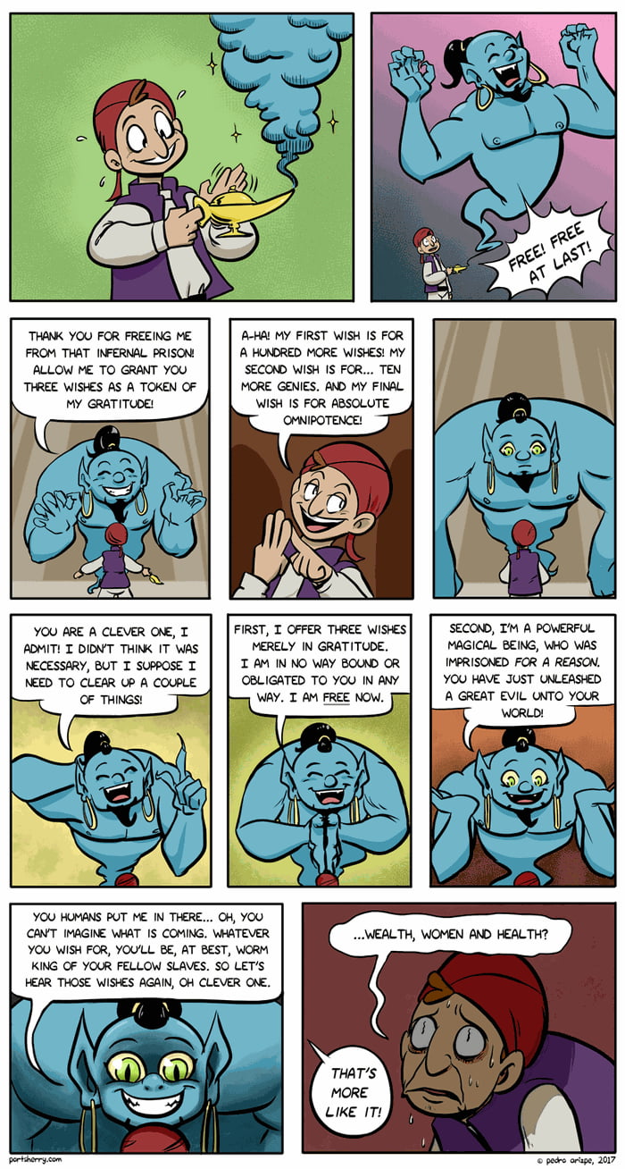 Lore Accurate Genie - 9GAG